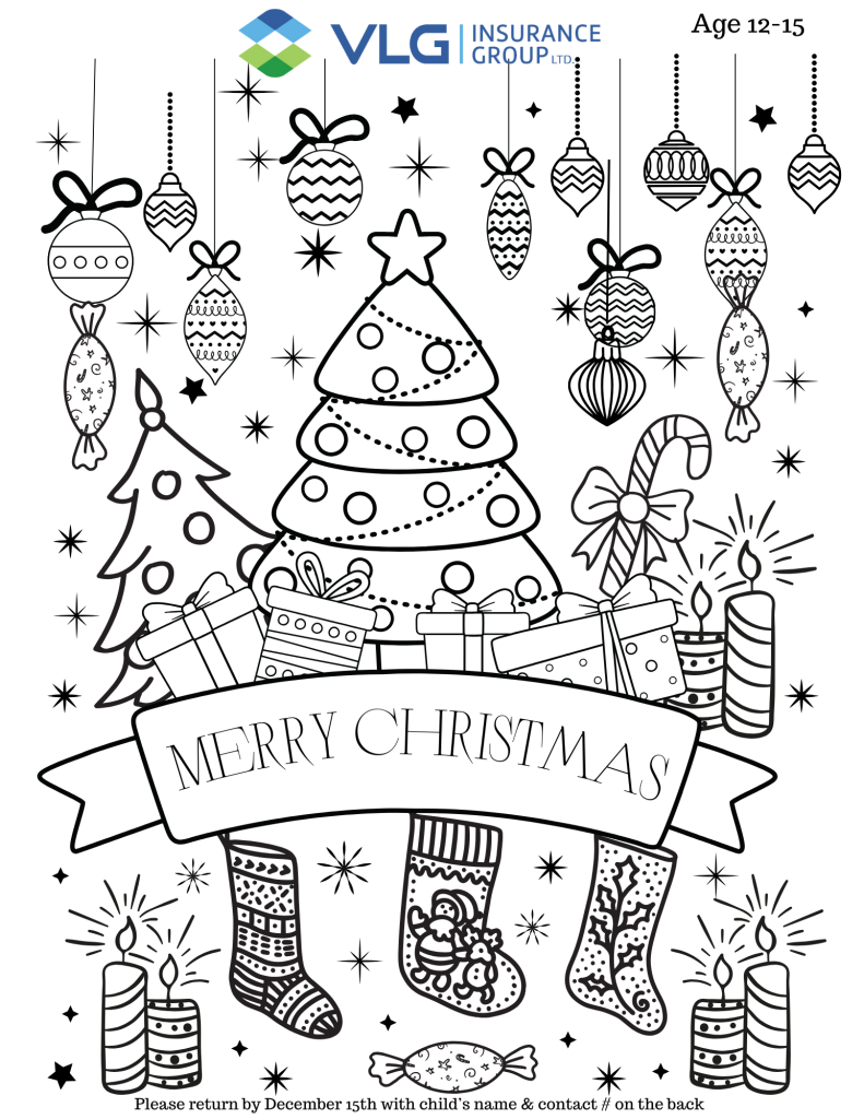 VLG's Annual Christmas Colouring Contest 2023 - VLG Insurance
